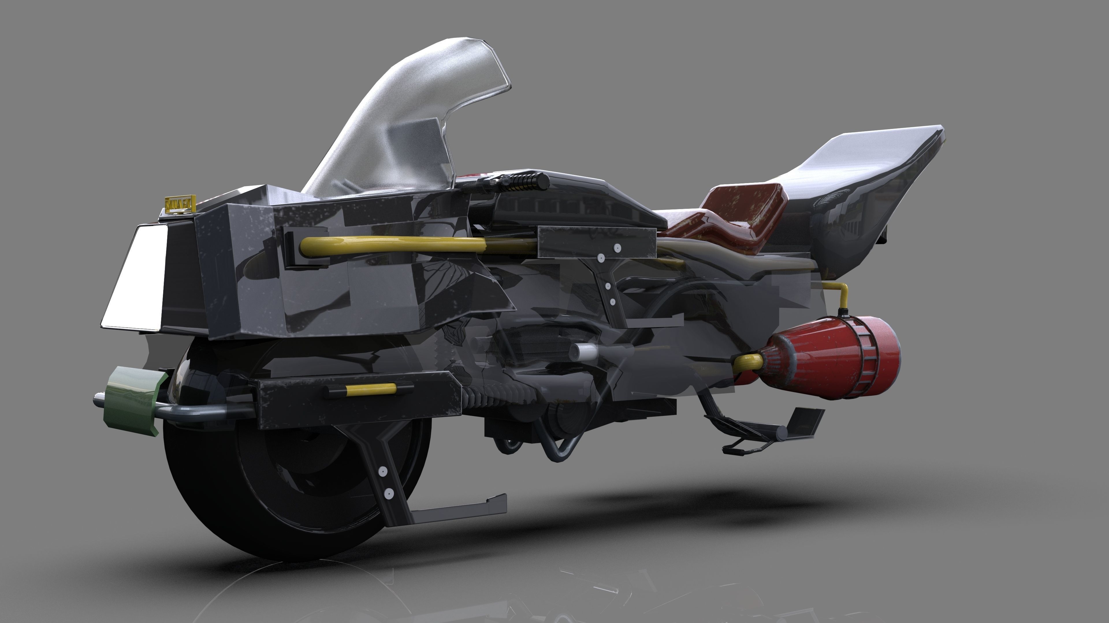 HOVER BIKE APACHE 3D model | CGTrader