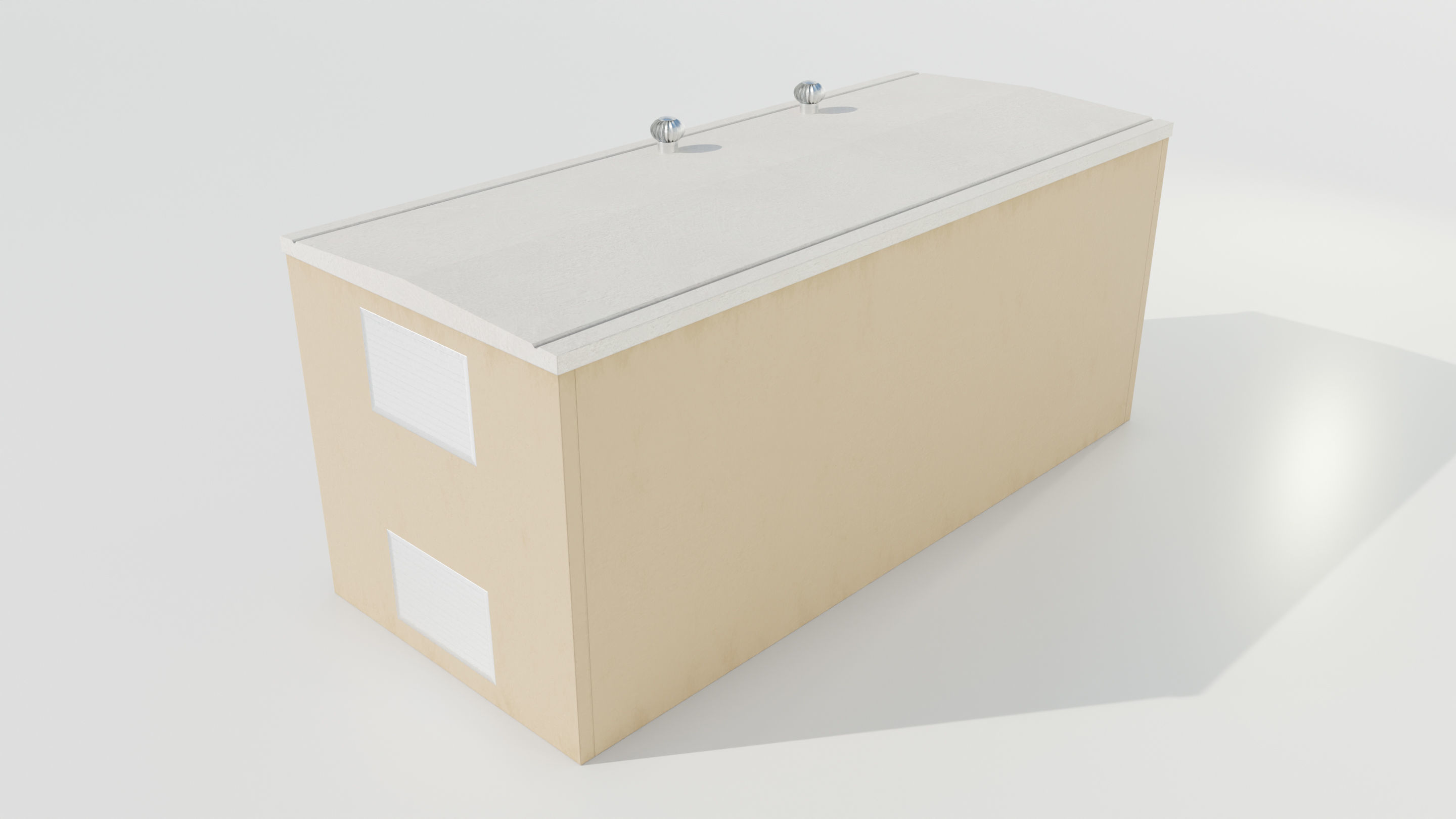 Prefabricated Electrical Substation 3D model | CGTrader