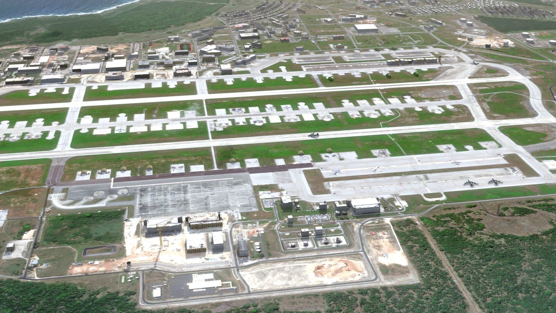 Anderson Airbase Guam 3D model | CGTrader