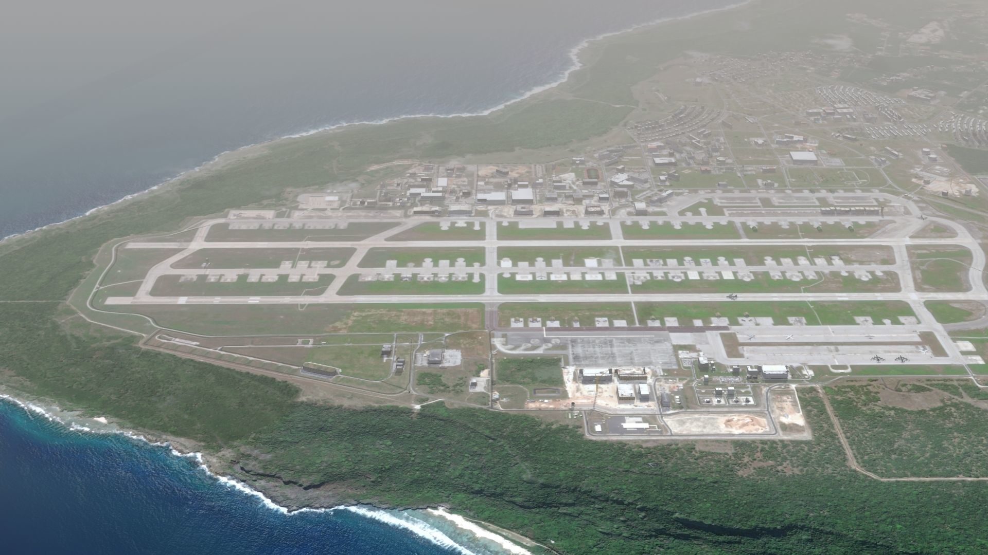 Anderson Airbase Guam 3D model | CGTrader