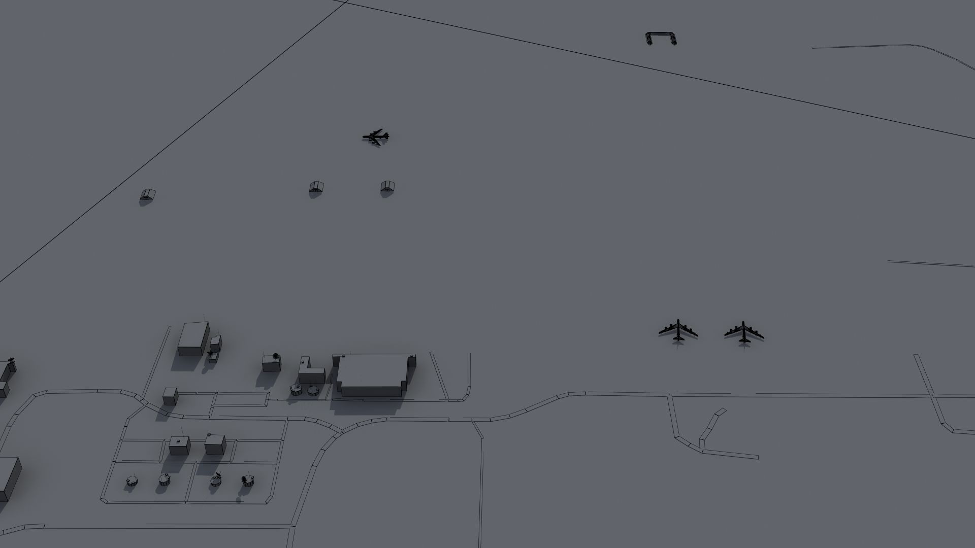 Anderson Airbase Guam 3D model | CGTrader