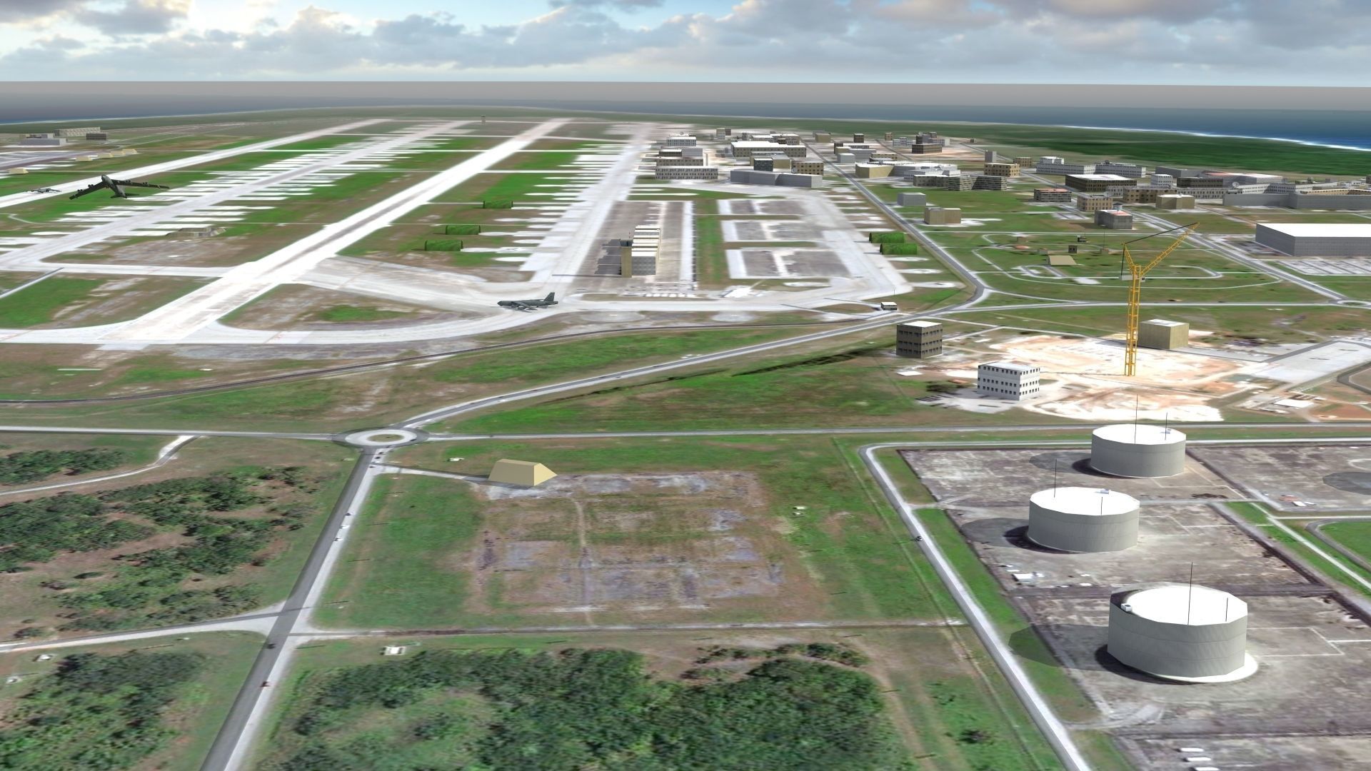 Anderson Airbase Guam 3D model | CGTrader