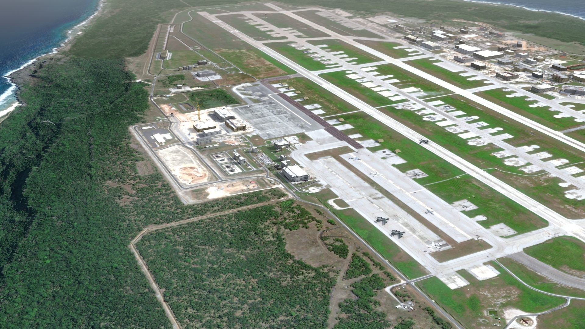 Anderson Airbase Guam 3D model | CGTrader