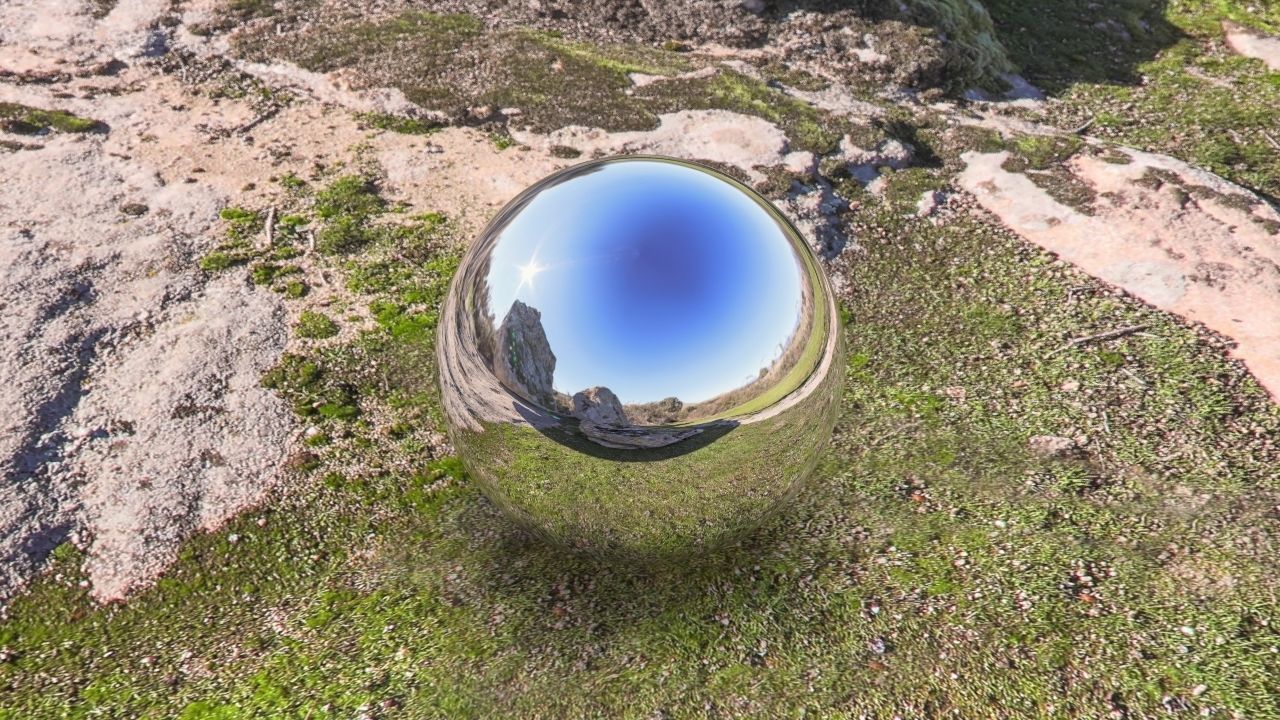 3D model HDR ROCK IN FIELD VR / AR / low-poly | CGTrader