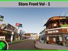 3D model Store Front Pack 1 VR / AR / low-poly | CGTrader