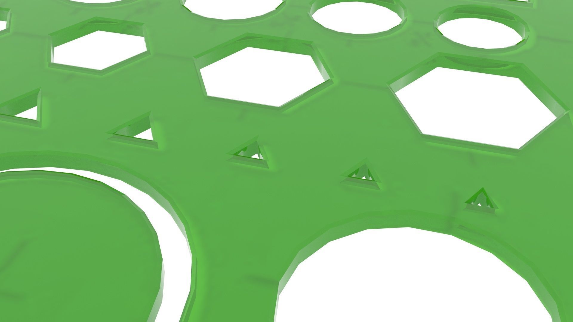 Ruler With Geometric Shapes 3D model | CGTrader