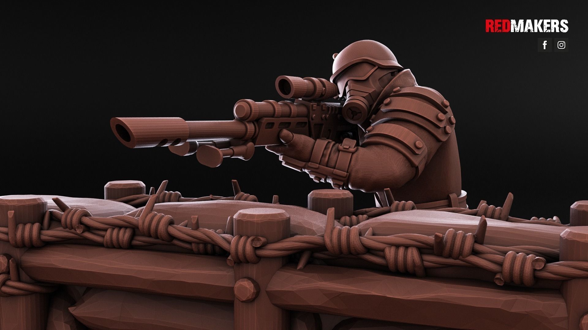 Steel Guard - Snipers of the Imperial Force 3D model 3D printable ...