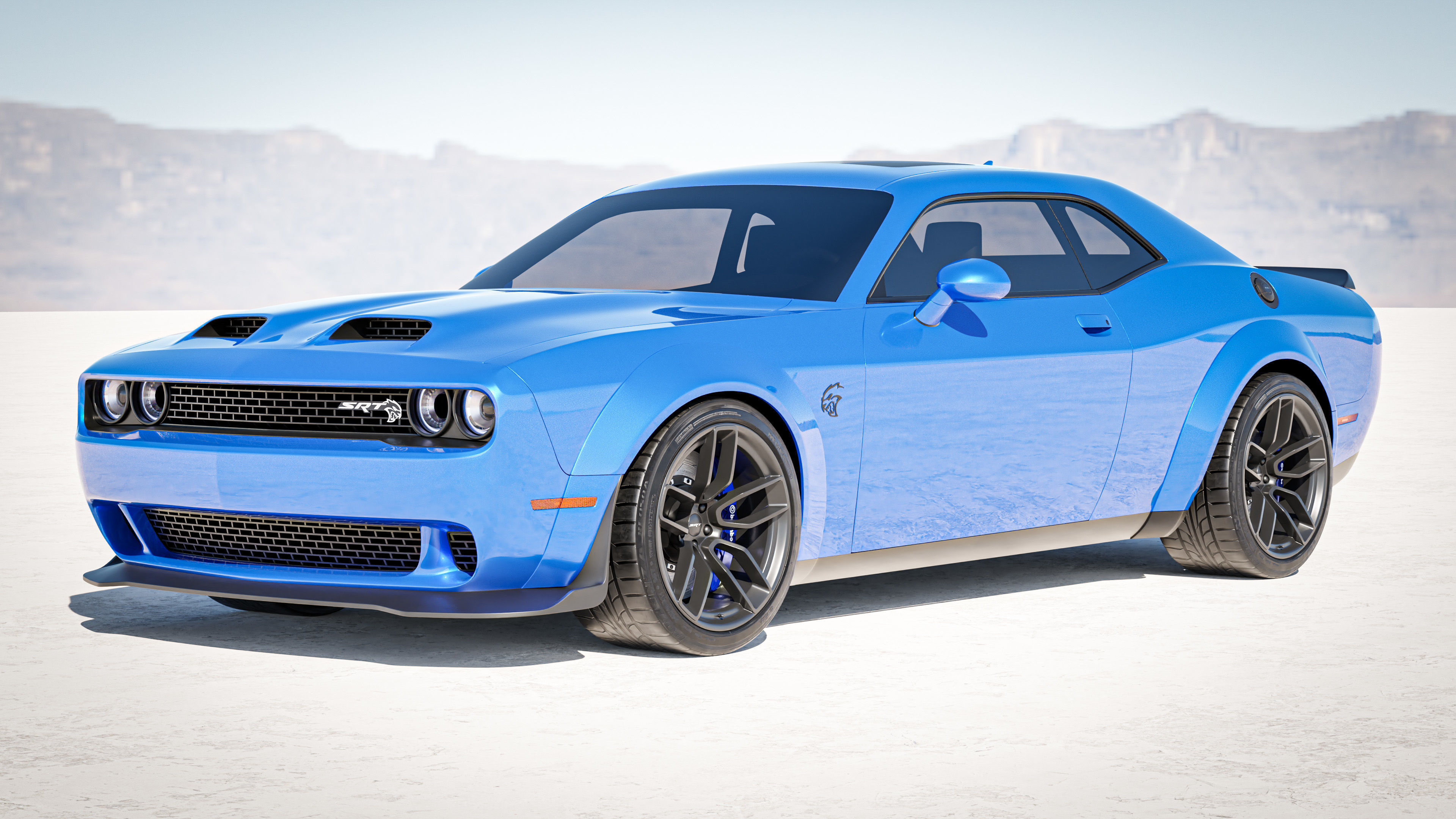 Dodge Challenger SRT Hellcat Widebody 2022 3D model | CGTrader