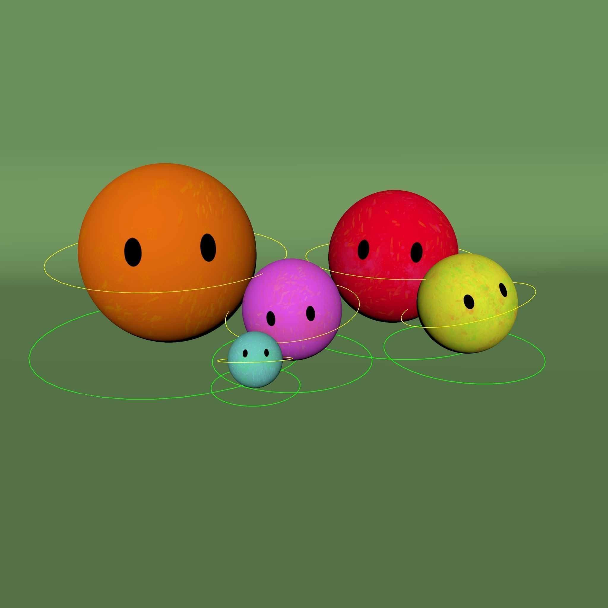 Simple Ball Maya Rigs free 3D model rigged | CGTrader