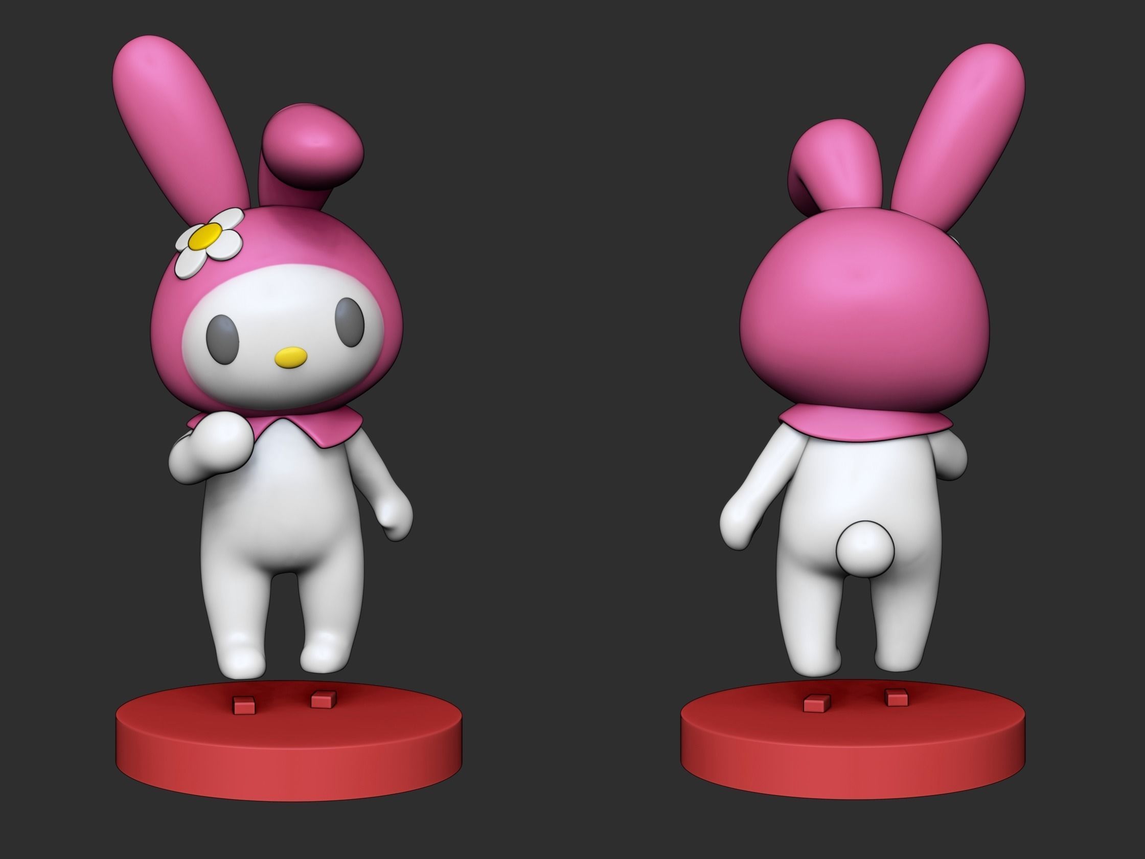 My Melody - Sanrio 3D model 3D printable | CGTrader