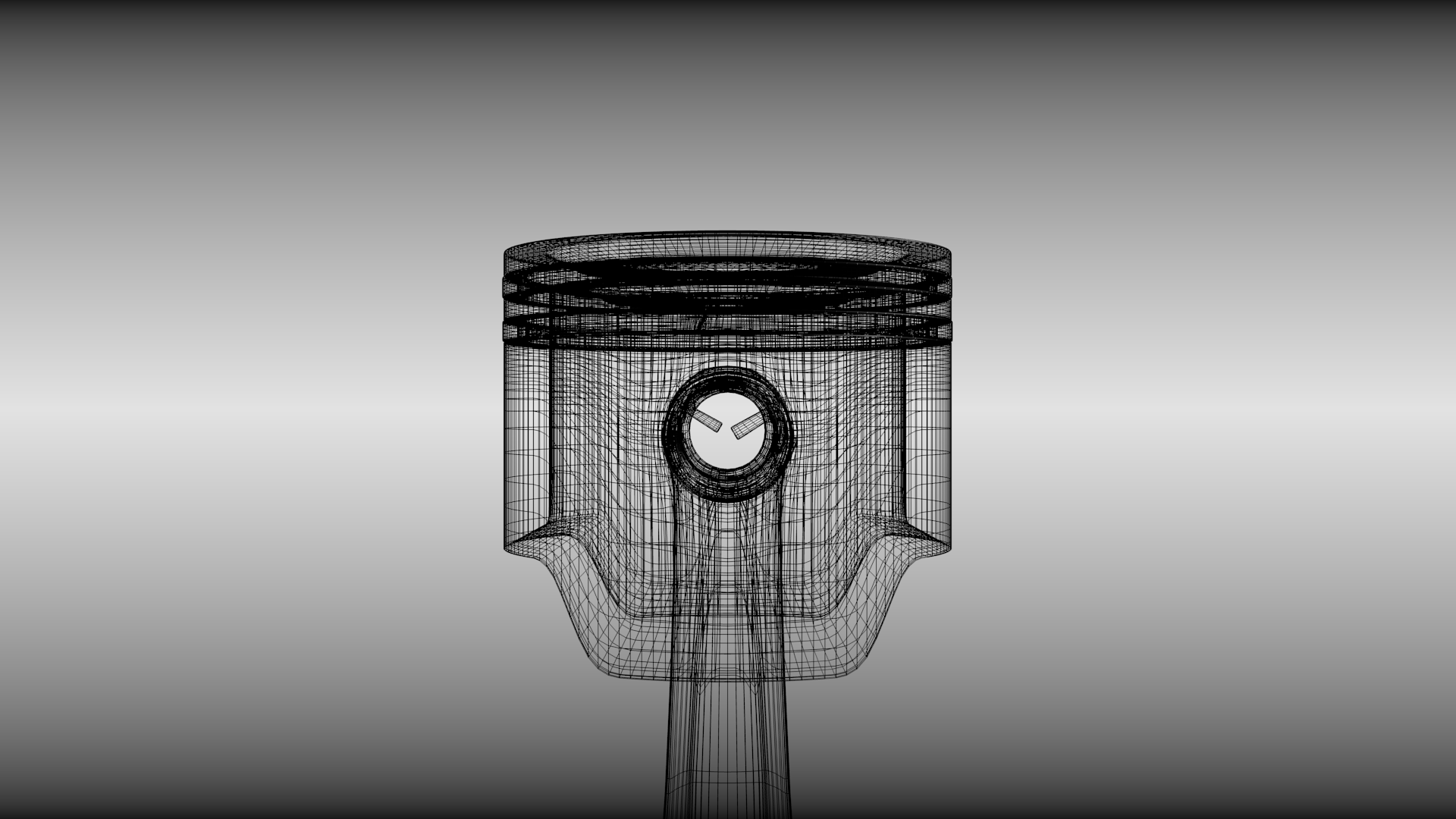 Animated piston and crank 3D model animated | CGTrader