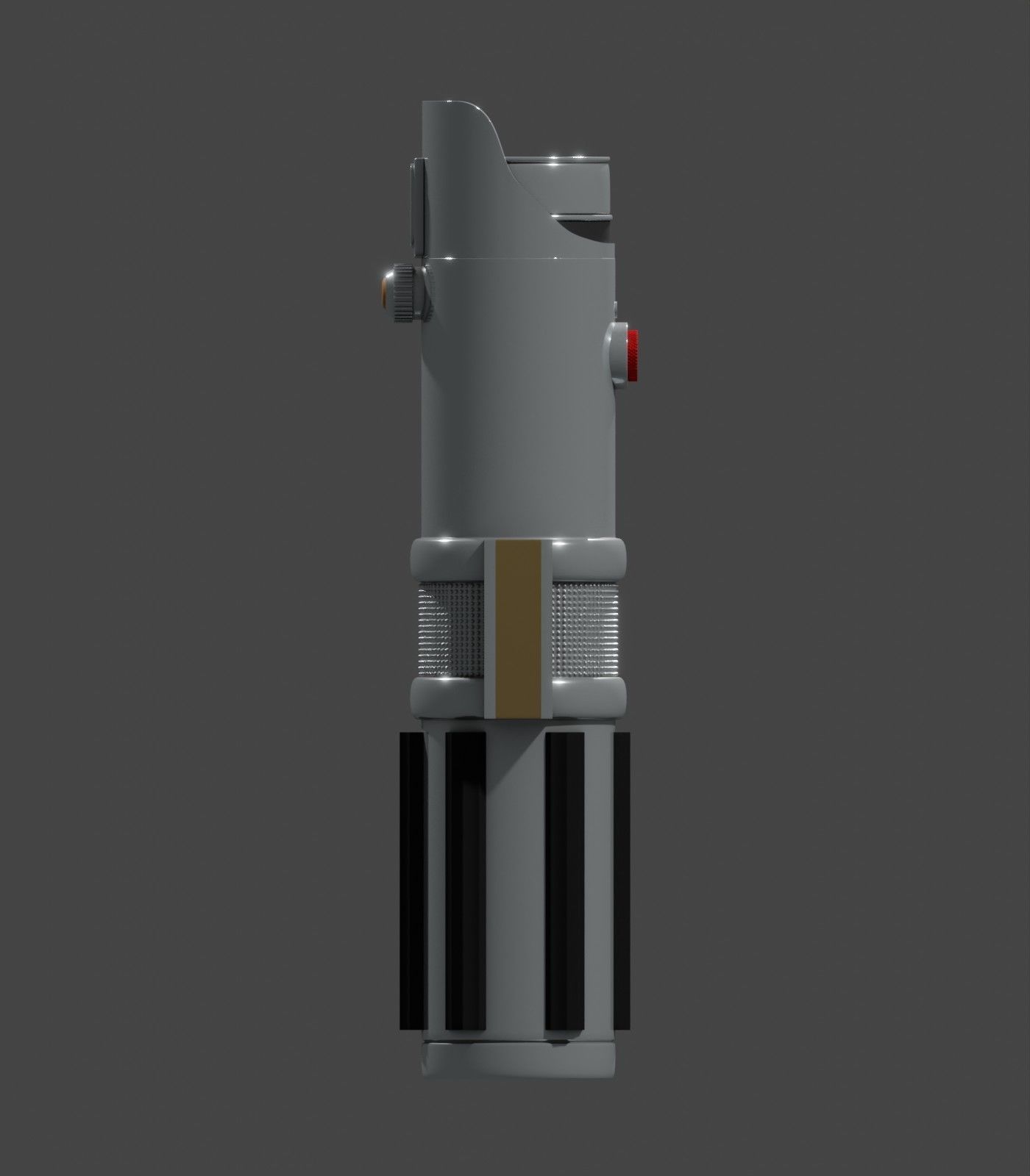 Luke Skywalker Light Saber Model 3D model | CGTrader