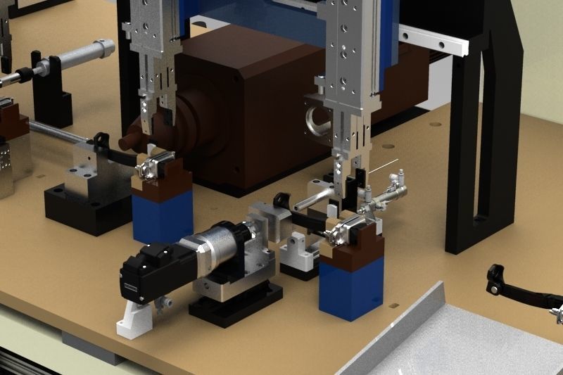 Car door check link assy machine 3D concept 3D model | CGTrader