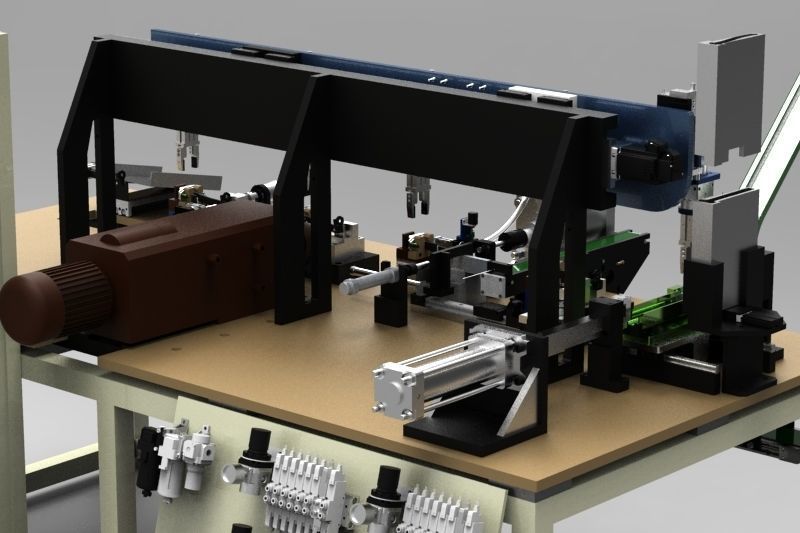 Car door check link assy machine 3D concept 3D model | CGTrader
