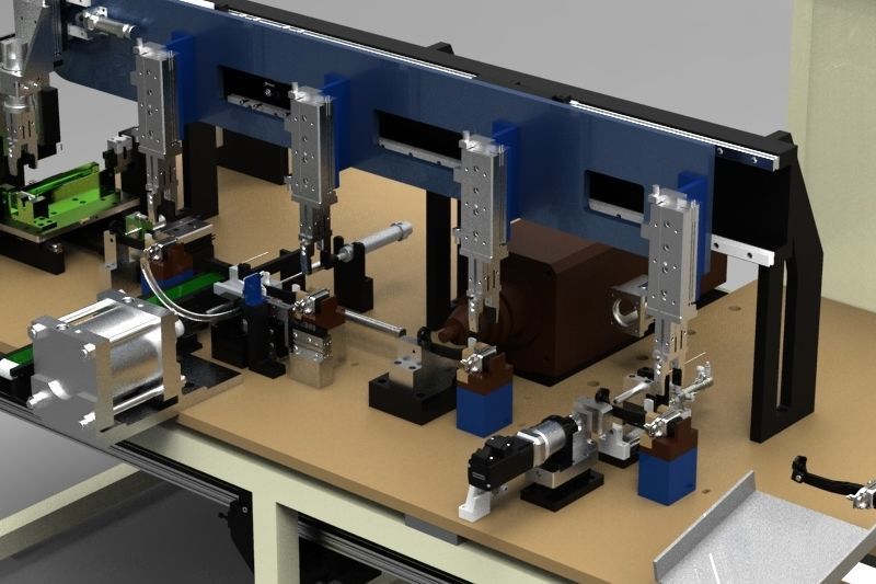 Car door check link assy machine 3D concept 3D model | CGTrader
