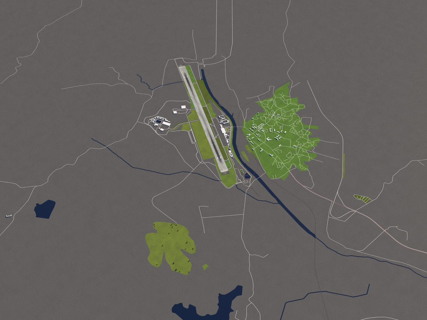 Pyongyang North Korea 50x50km 3D model | CGTrader