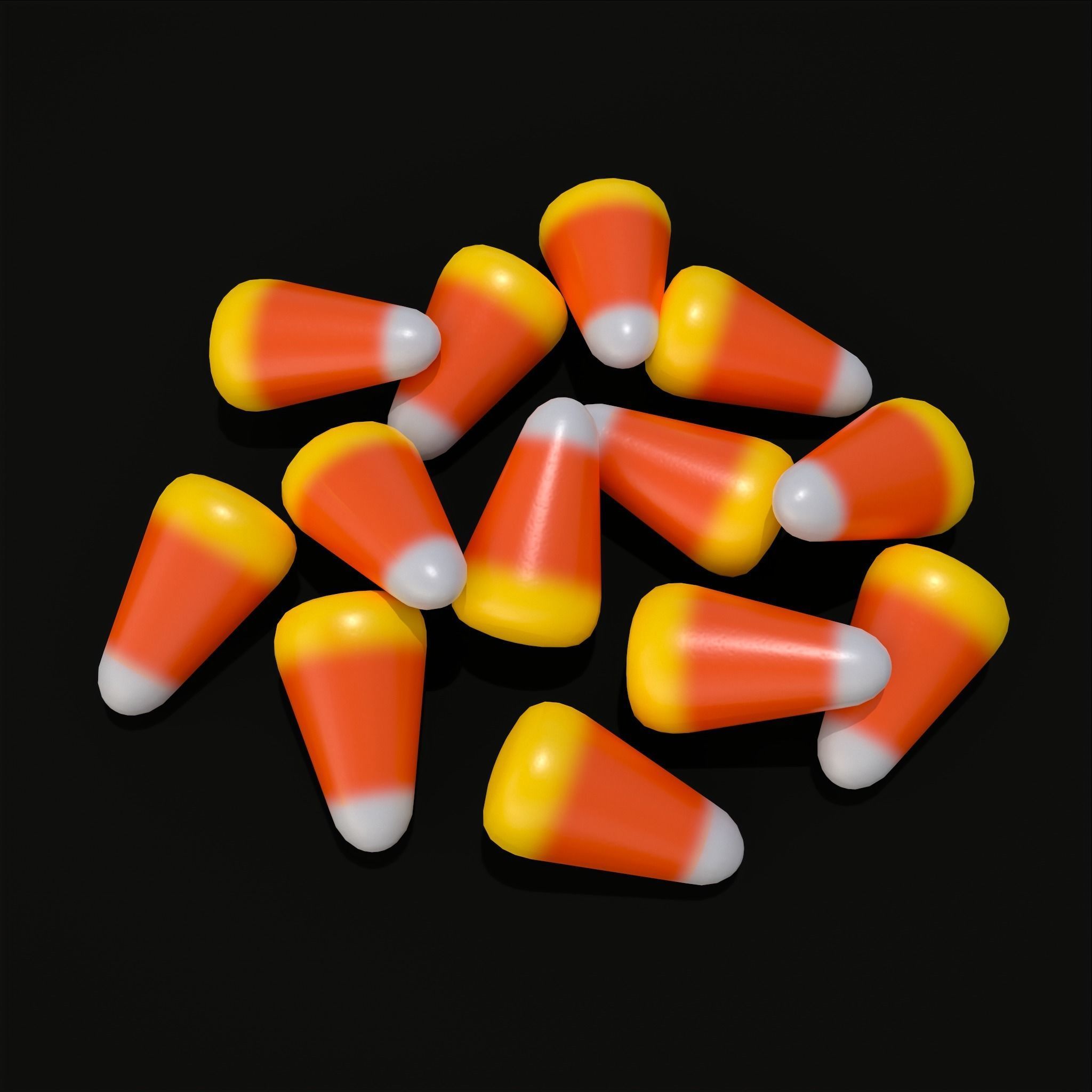 3D model Candy Corn Pile VR / AR / low-poly | CGTrader
