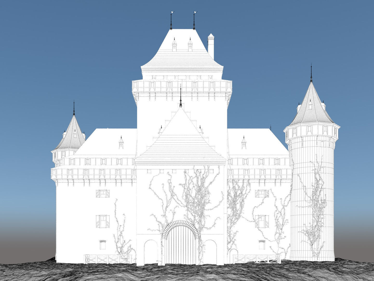 Castle 3D model | CGTrader