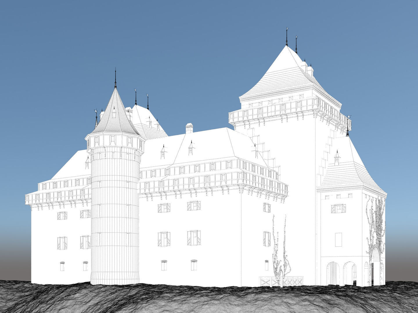 Castle 3D model | CGTrader