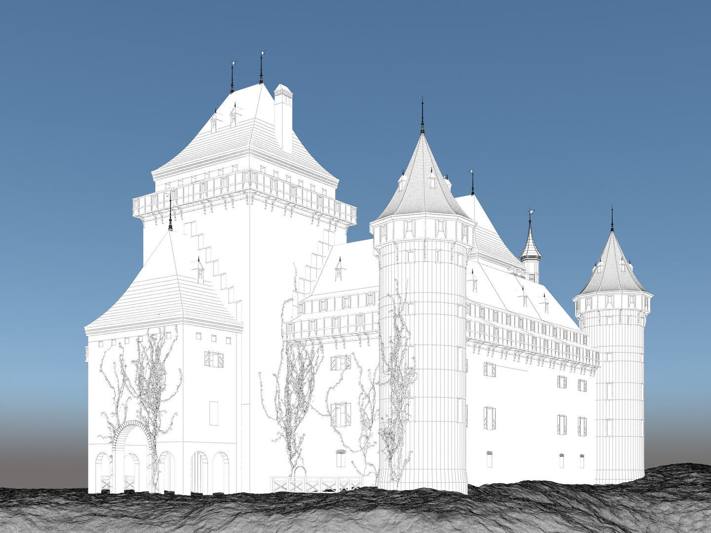 Castle 3D model | CGTrader