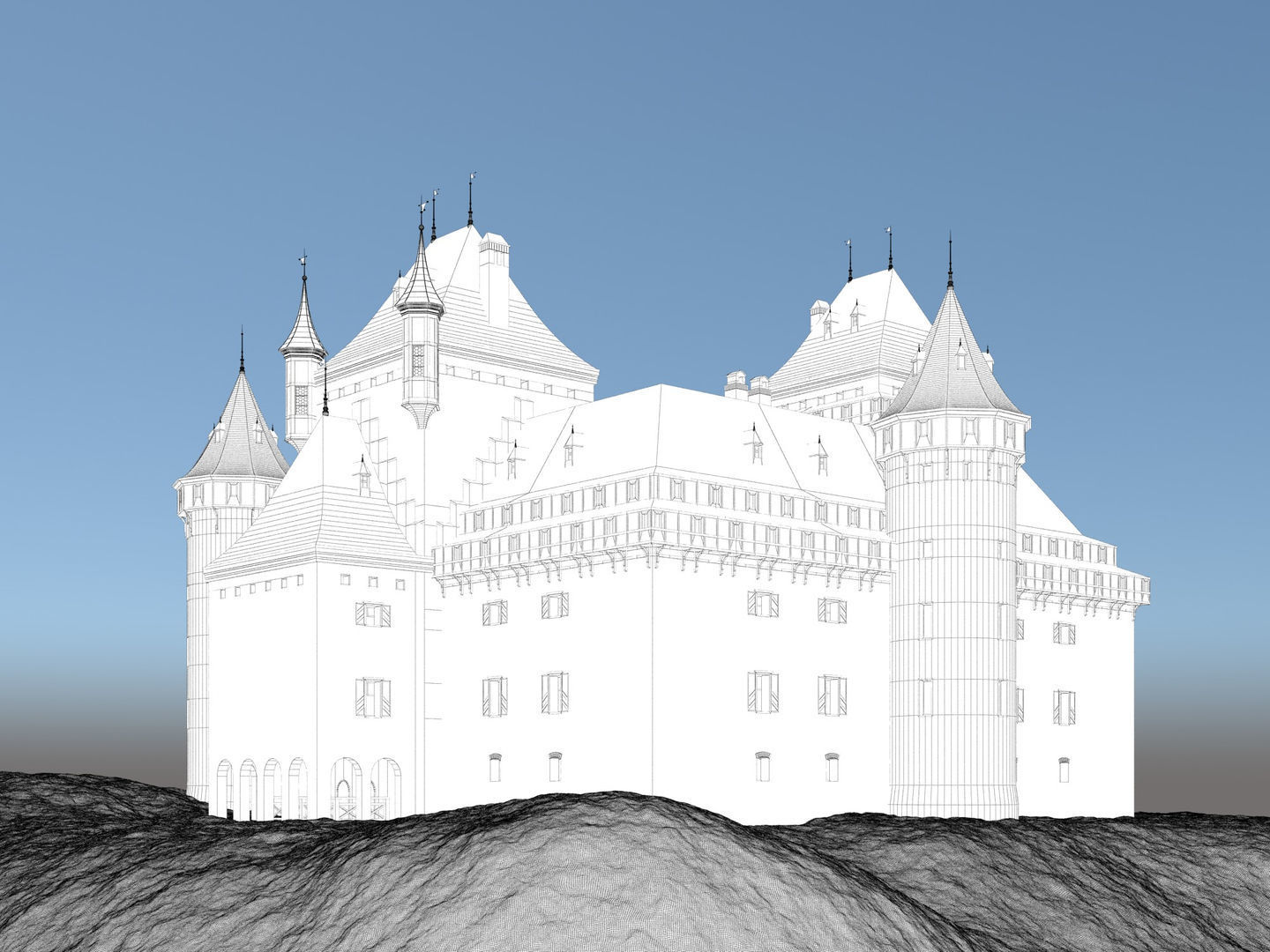 Castle 3D model | CGTrader