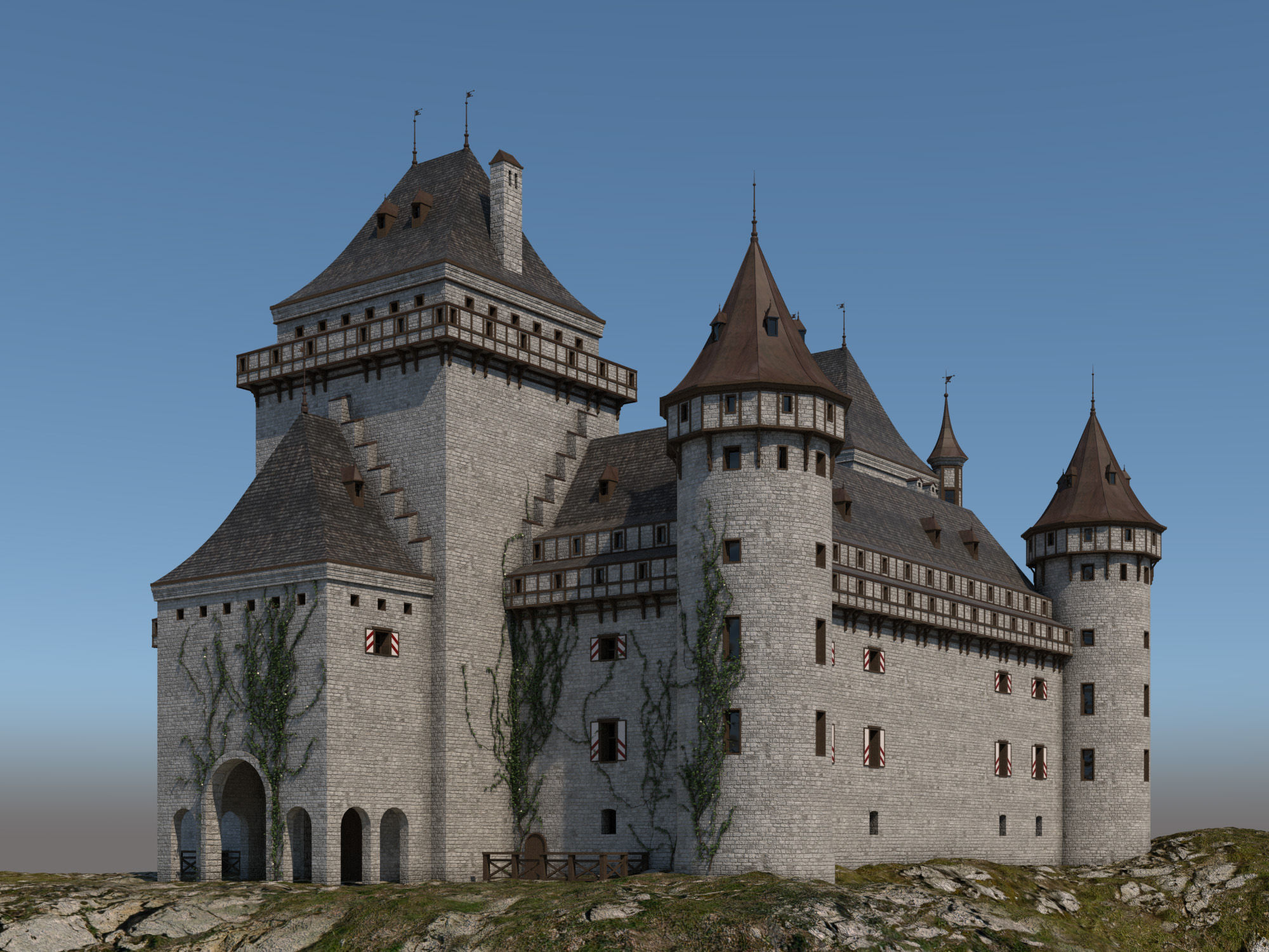 Castle 3D model | CGTrader