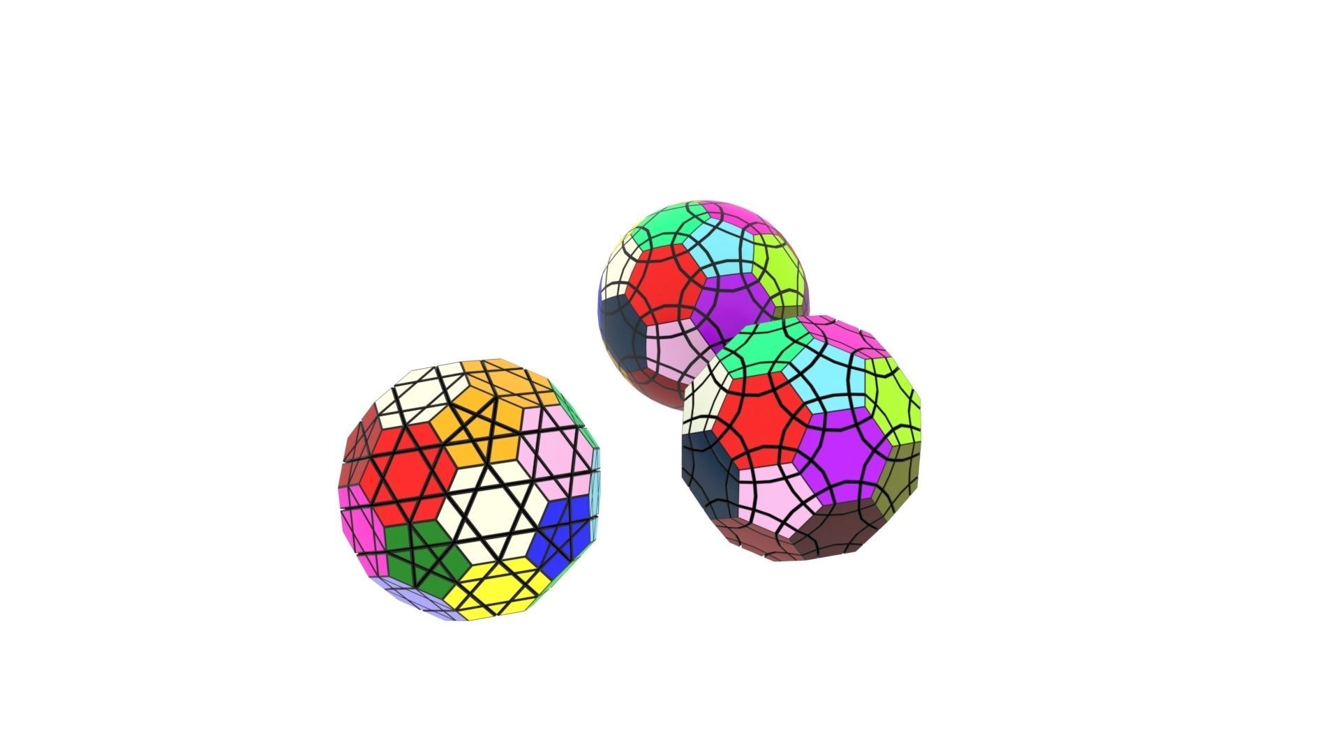 Tuttminx Set 3D model | CGTrader