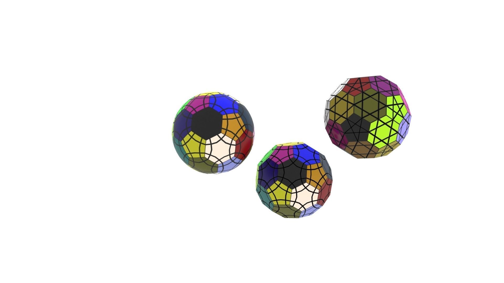 Tuttminx Set 3D model | CGTrader