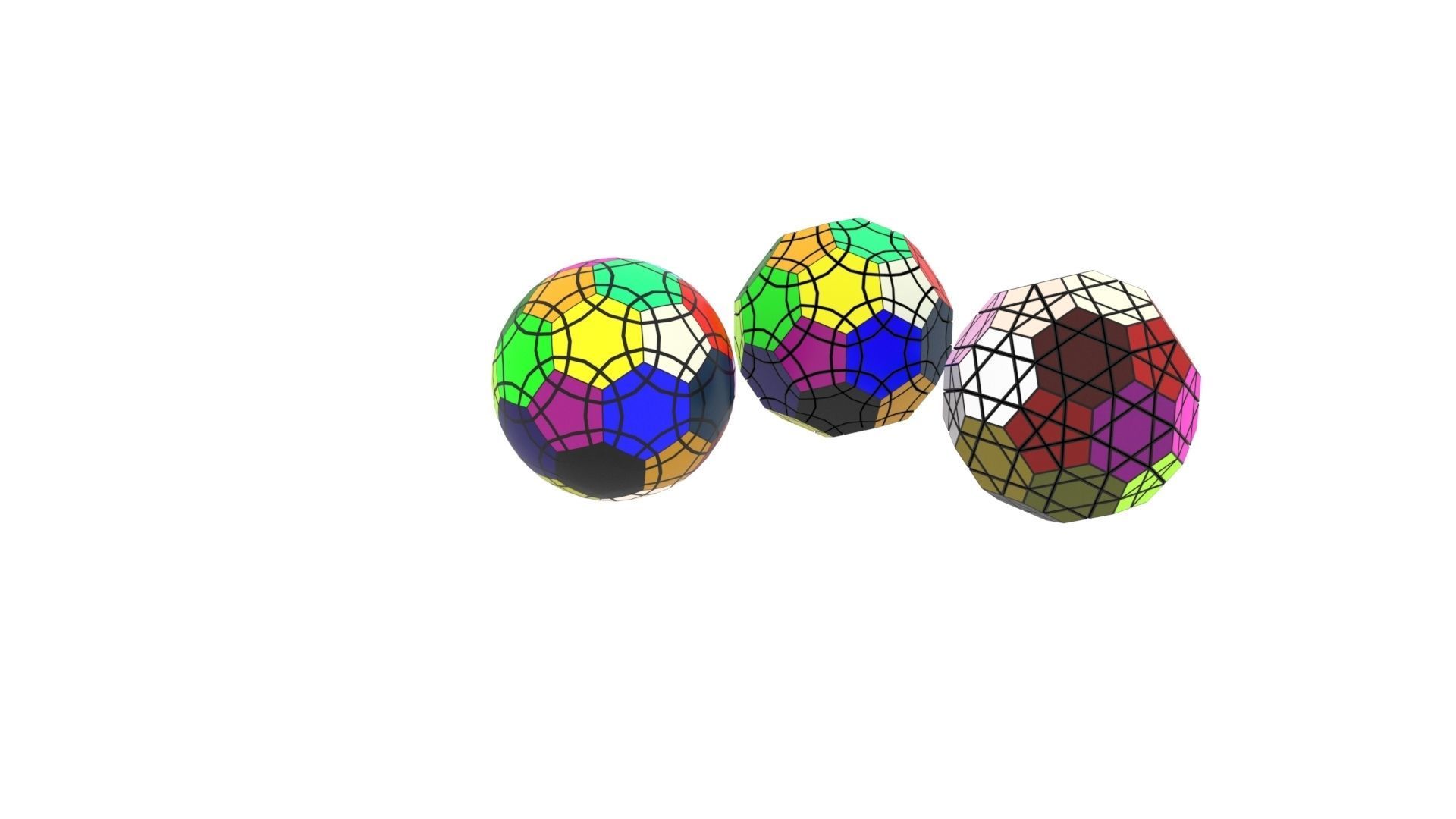 Tuttminx Set 3D model | CGTrader