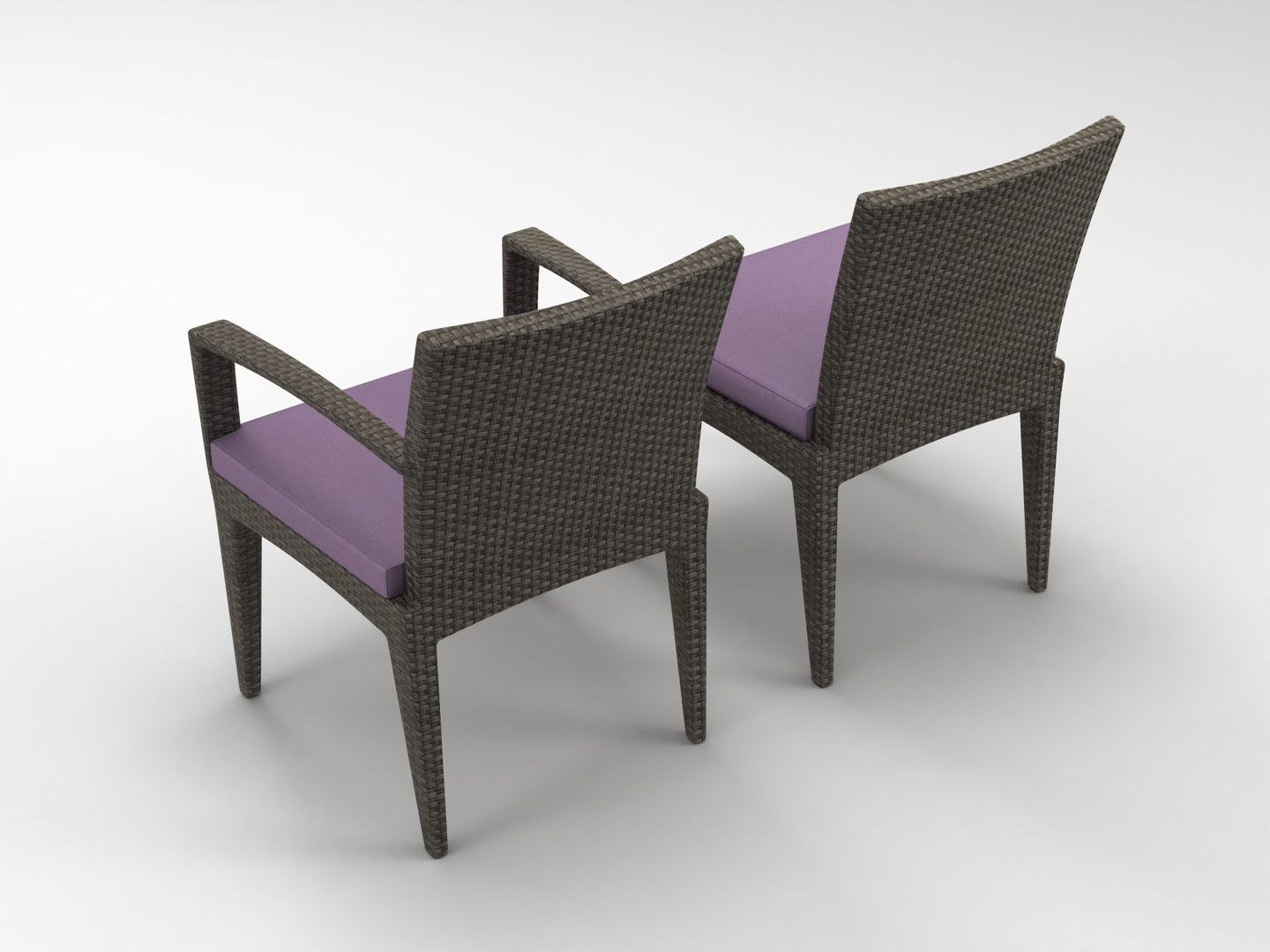 Dedon Panama Chair Set 3D model | CGTrader