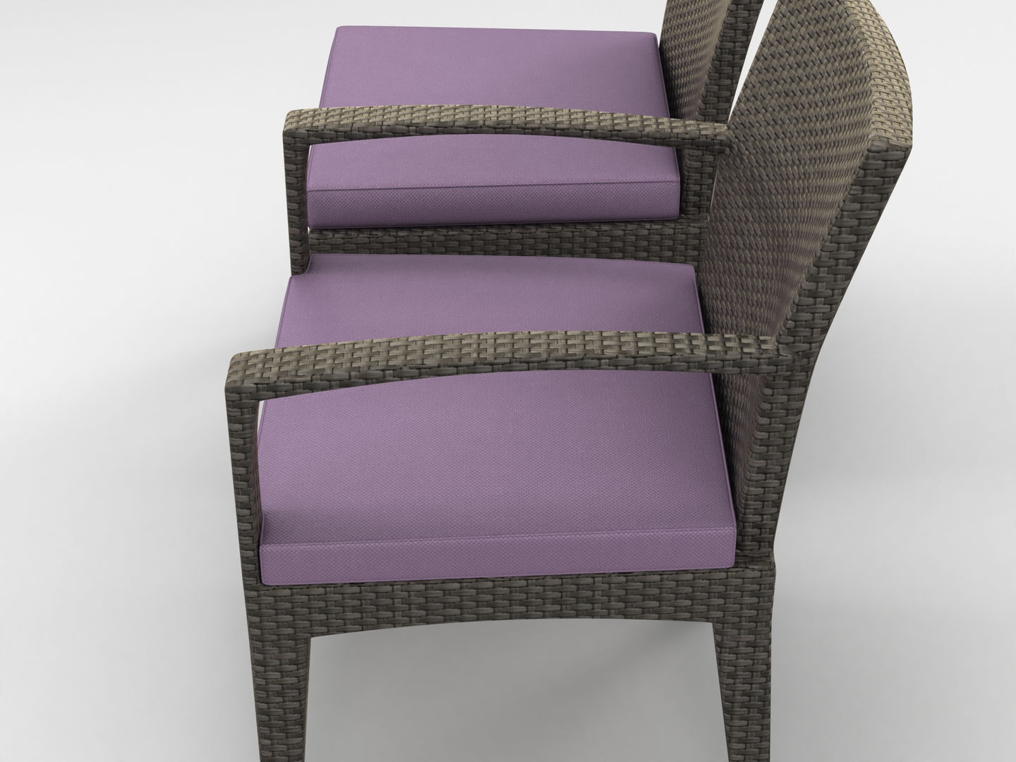 Dedon Panama Chair Set 3D model | CGTrader