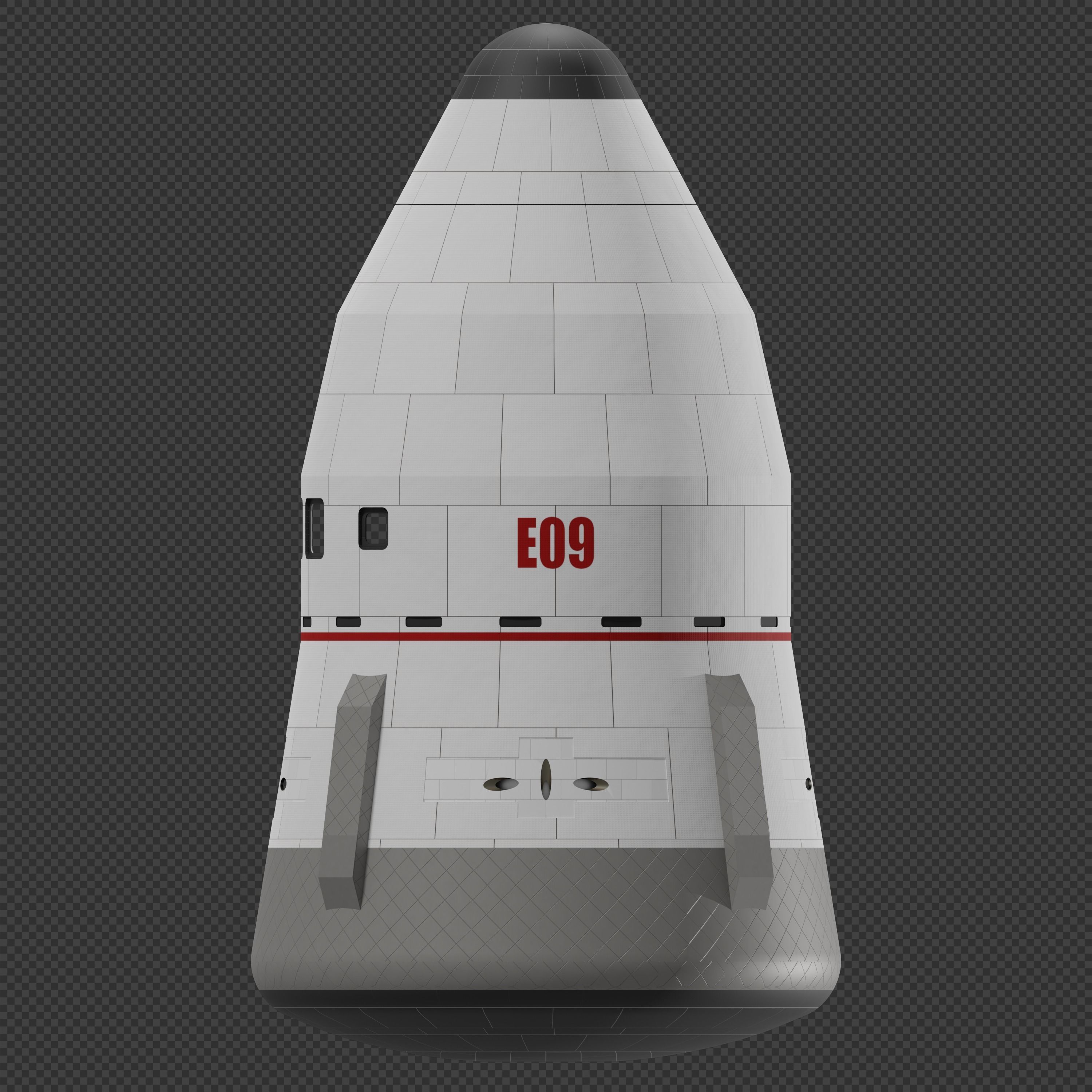 Pacific American Launch Systems Phoenix Rocket 3D model | CGTrader