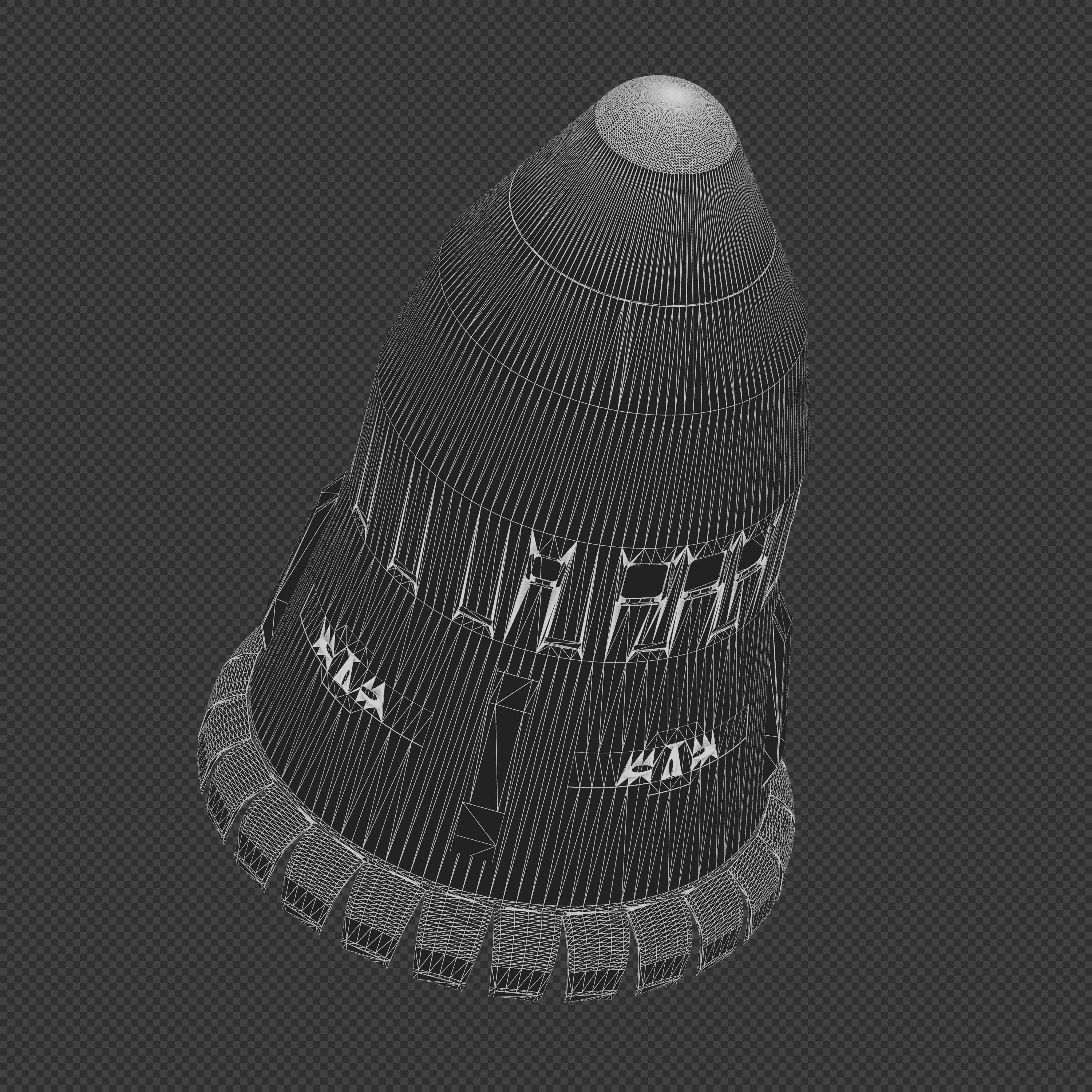 Pacific American Launch Systems Phoenix Rocket 3D model | CGTrader