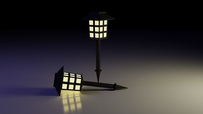 Landscape Lamp free 3D model | CGTrader