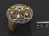 Traditional Indian Katak Ring - 3D Print File 3D model 3D printable ...