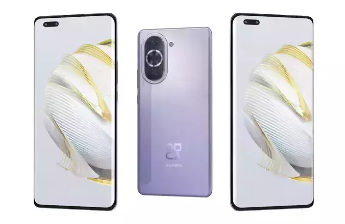 3D model Huawei nova 10 Pro Purple VR / AR / low-poly | CGTrader