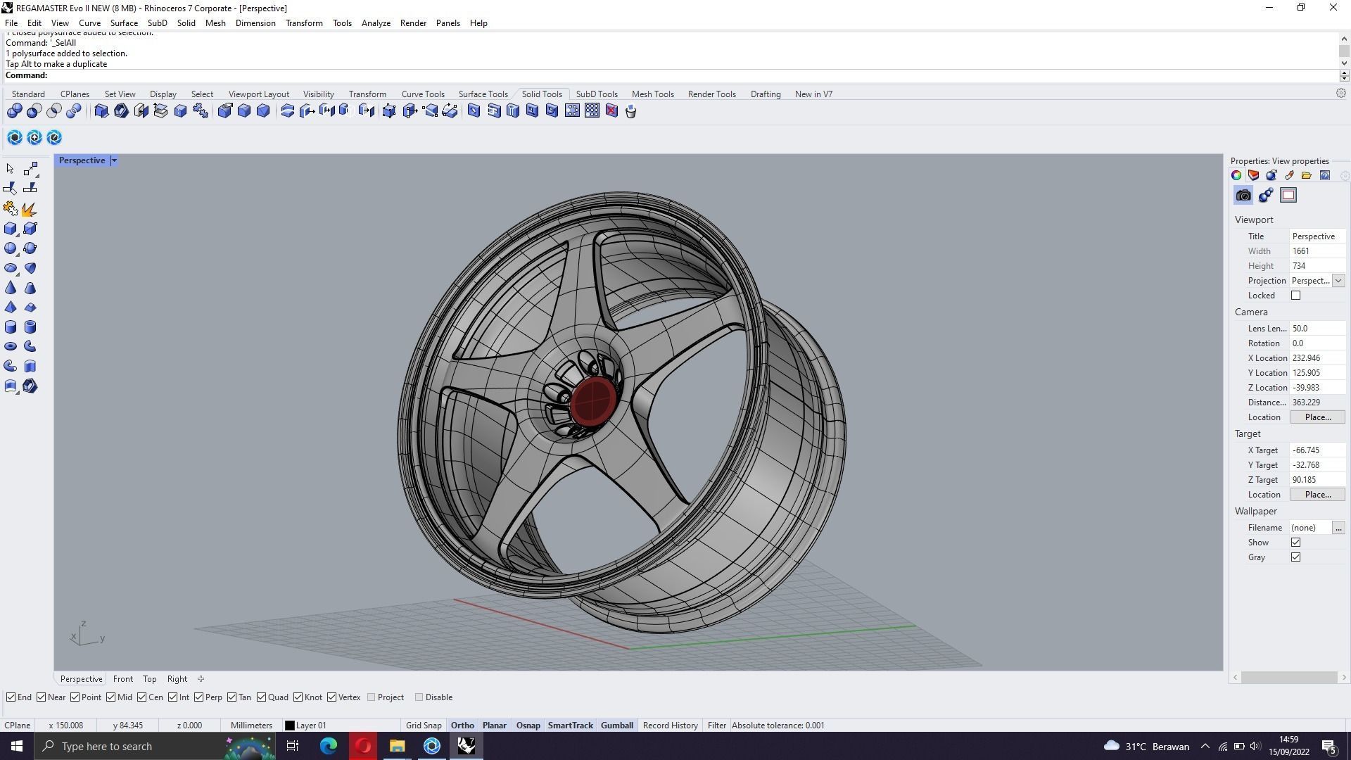Regamaster Evo Deep Dish 3D model | CGTrader