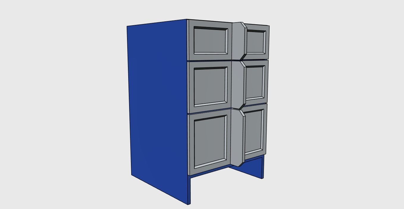 Drawers box easy print 3D model 3D printable | CGTrader