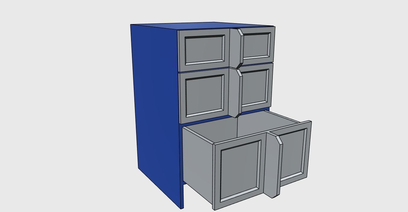 Drawers box easy print 3D model 3D printable | CGTrader