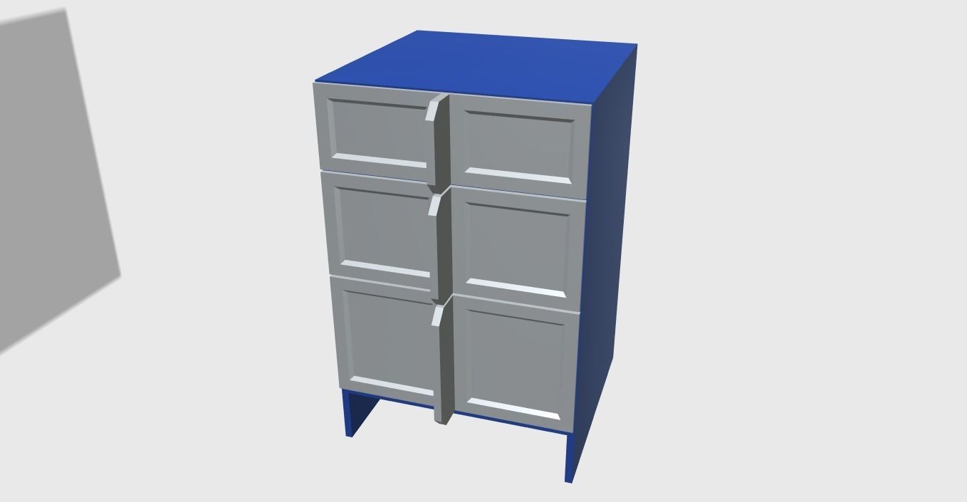 Drawers box easy print 3D model 3D printable | CGTrader