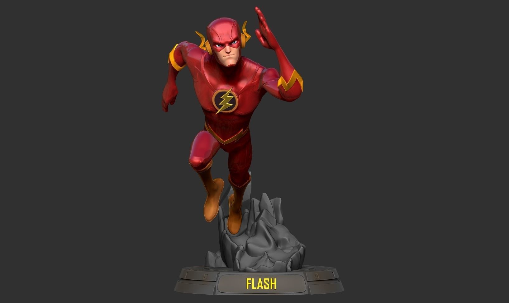 Flash stylized 3D model 3D printable | CGTrader