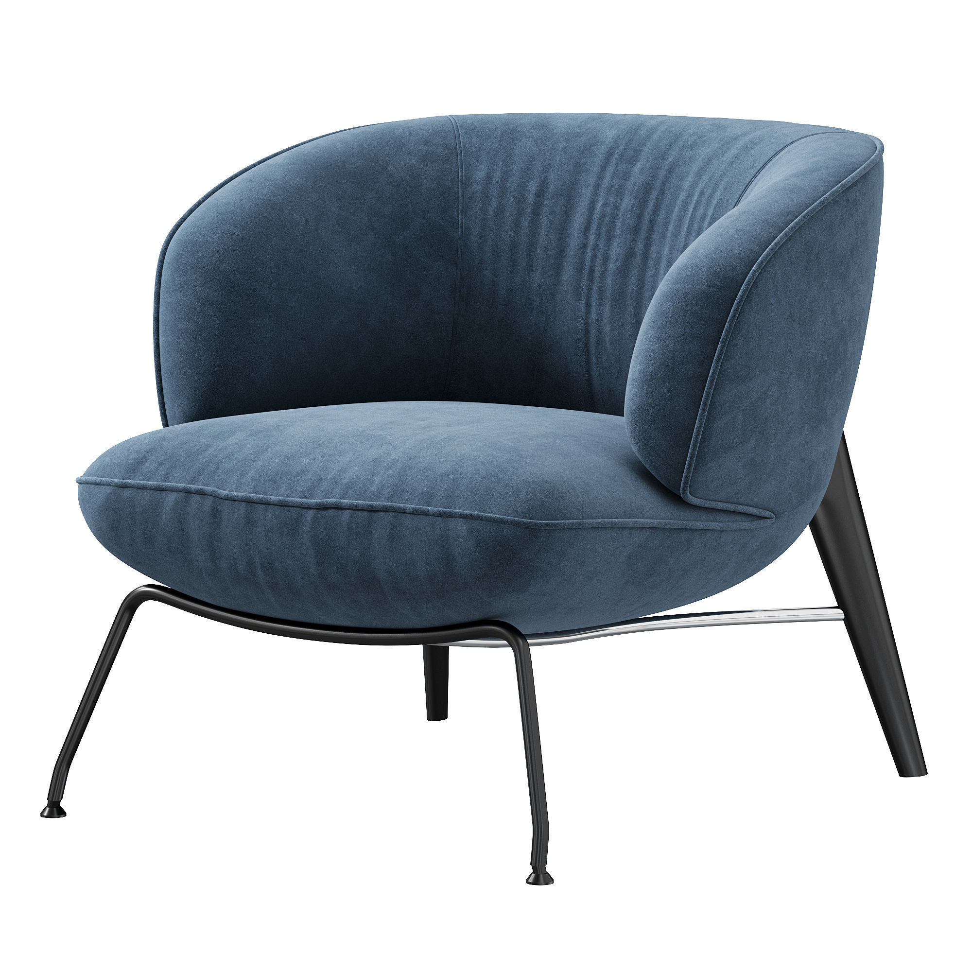 Penelope Armchair by Natuzzi 3D model | CGTrader