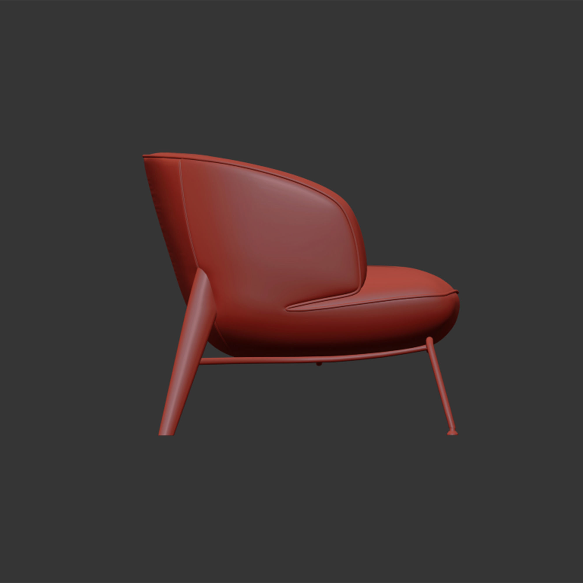 Penelope Armchair by Natuzzi 3D model | CGTrader