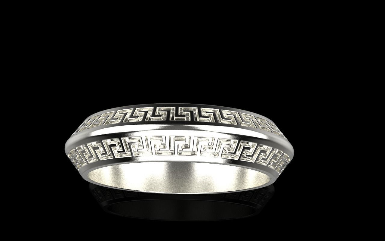 Wedding ring versache model 279 3D model 3D printable | CGTrader