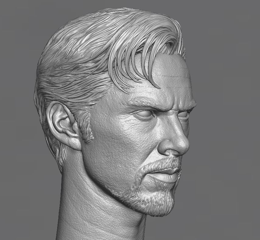 Dr Strange STL 3D model 3D printable | CGTrader