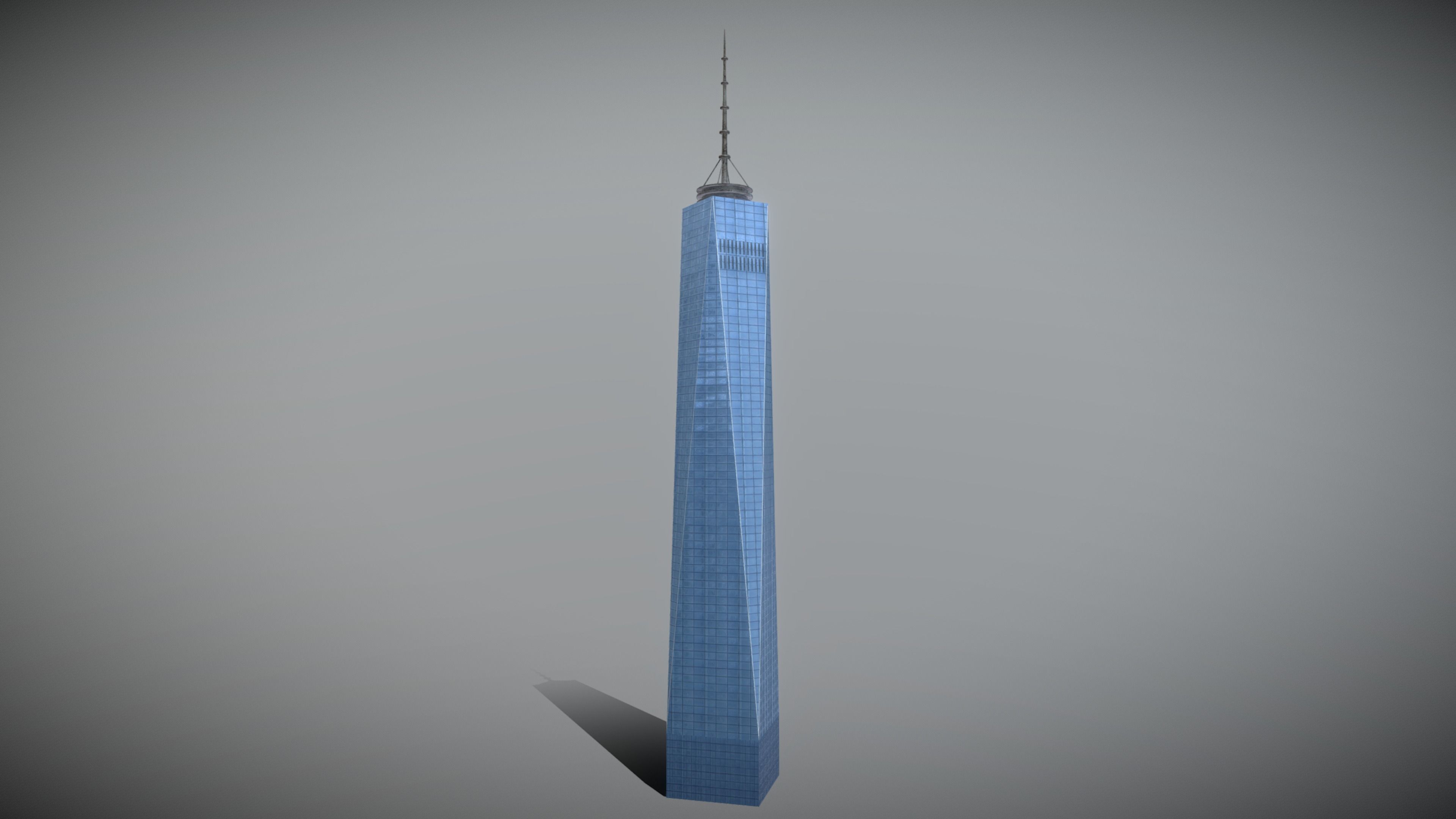3D model One World Trade Center VR / AR / low-poly | CGTrader