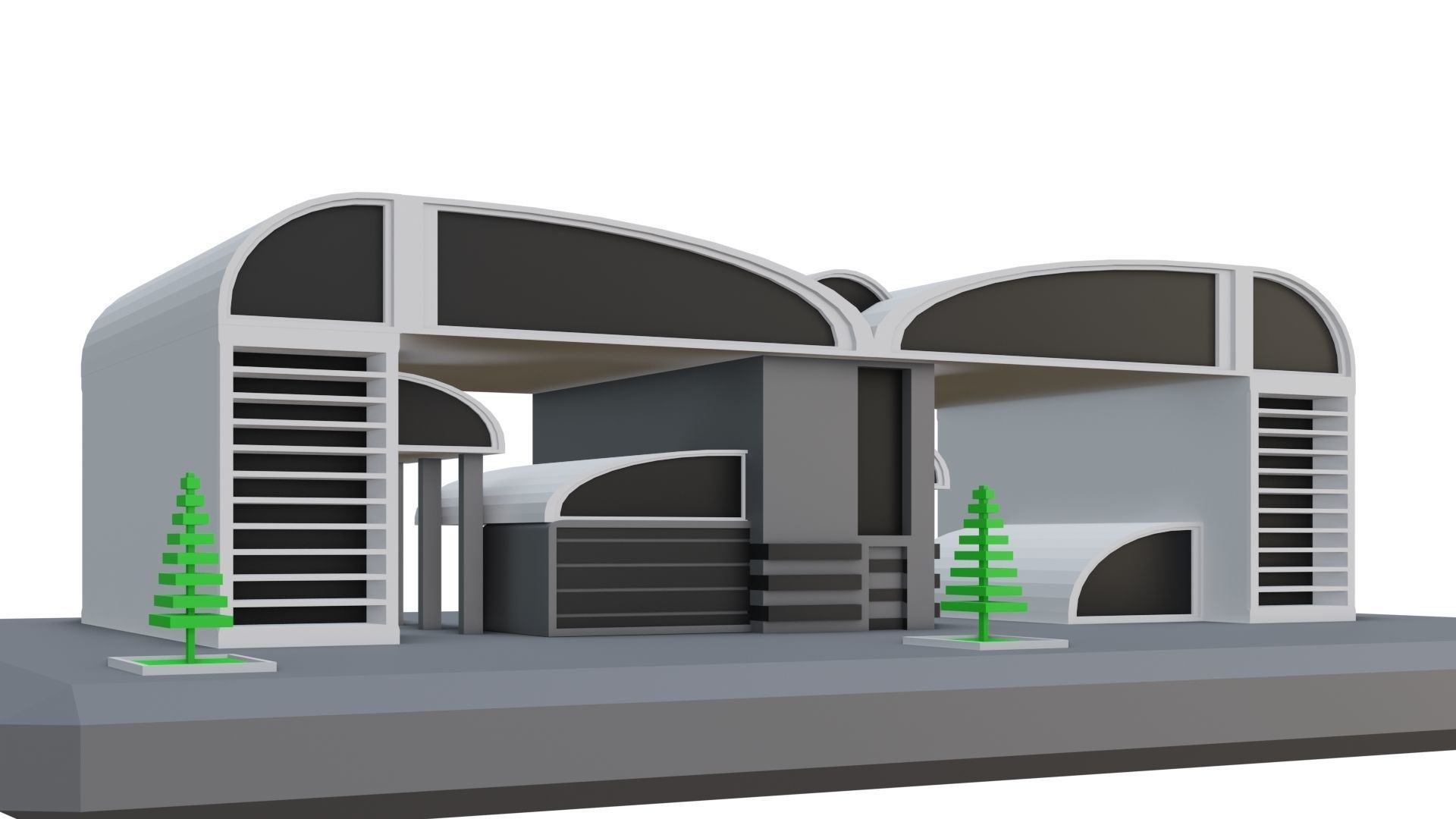 LowPoly House FREE free VR / AR / low-poly 3D model | CGTrader