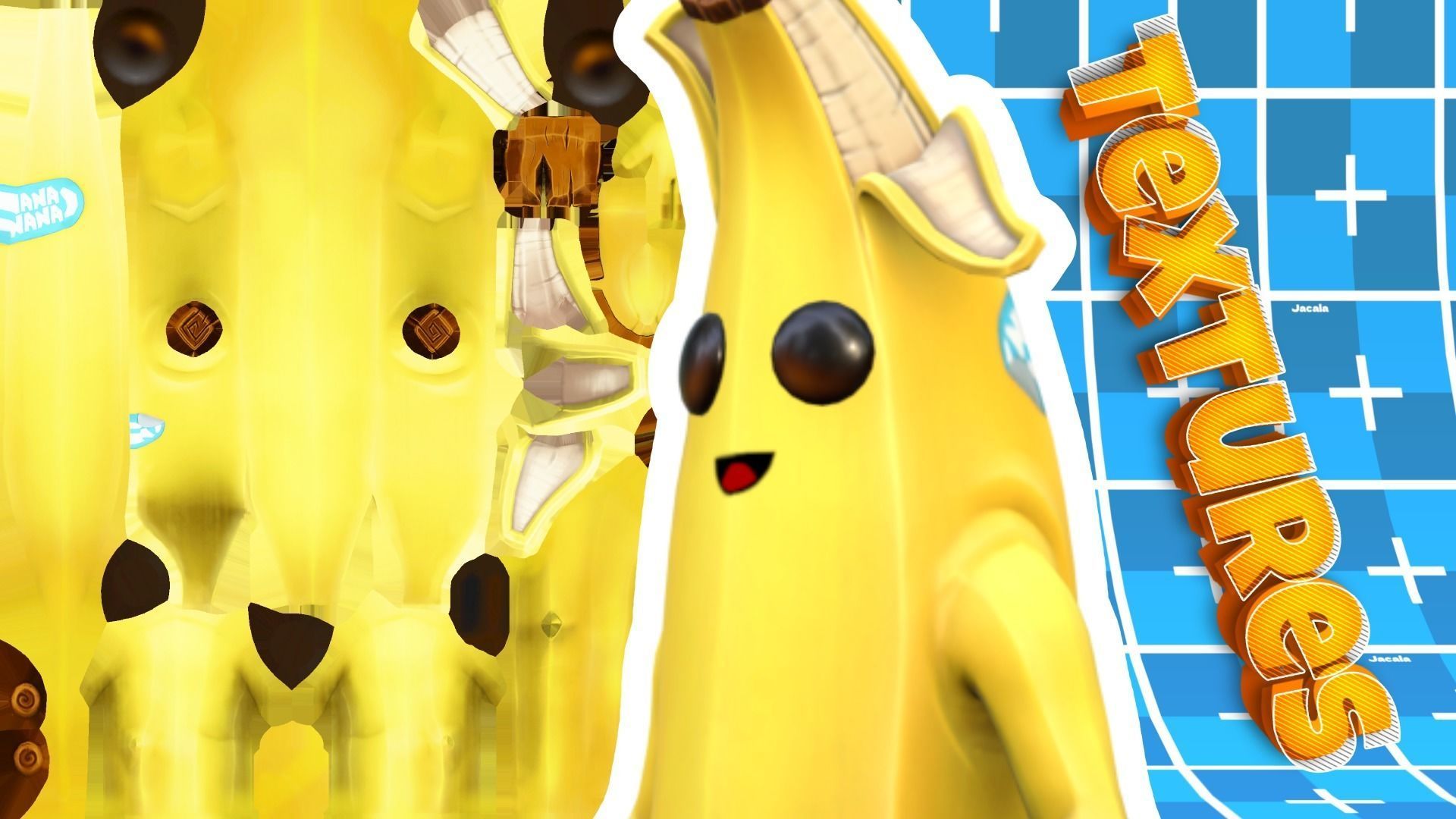 FORTNITE Peely SKIN FREE free 3D model rigged | CGTrader