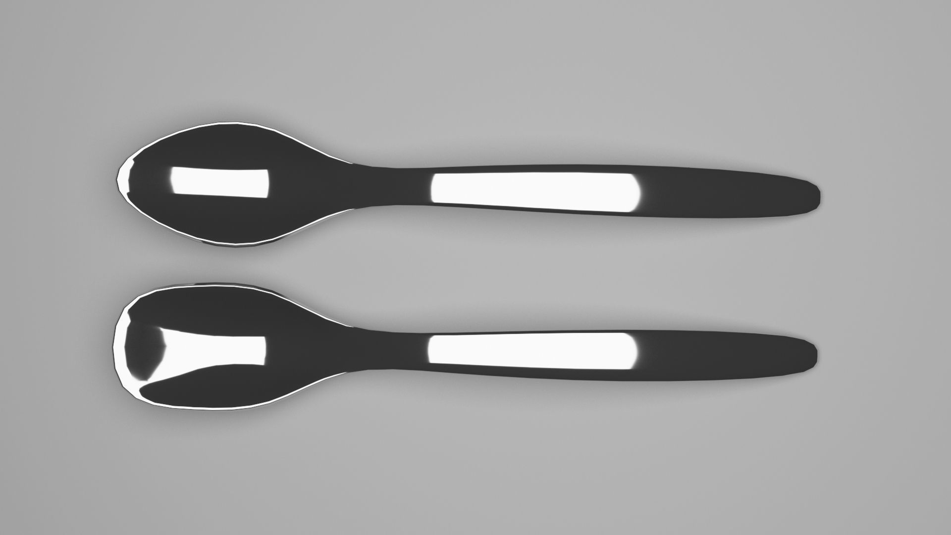 Spoons Set 3D model | CGTrader