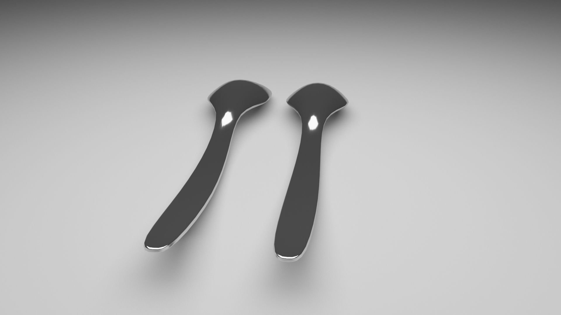 Spoons Set 3D model | CGTrader